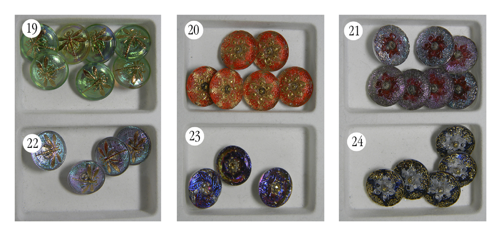 Czech Buttons | Anita's Beads of Wakefield, NH