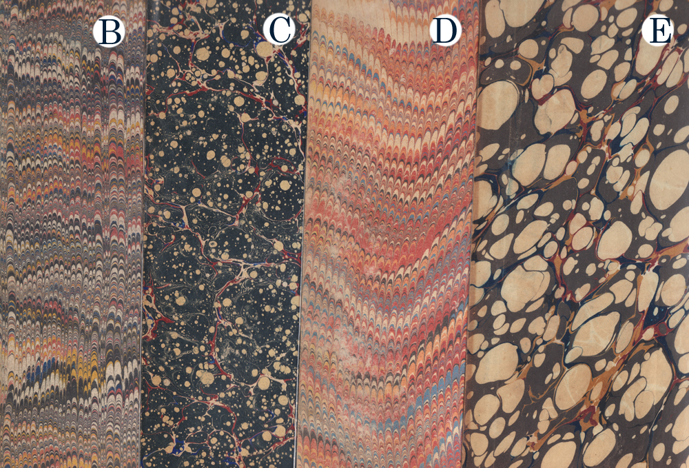 Marbled End Papers | Anita's Beads of Wakefield, NH